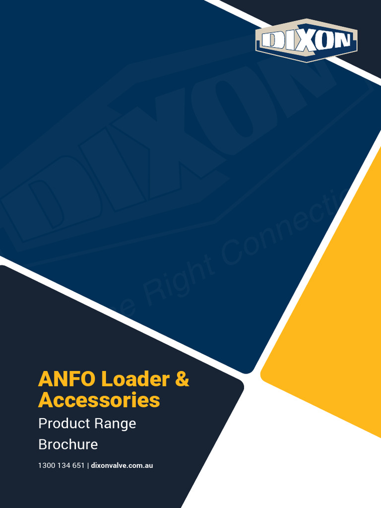 ANFO Loader & Accessories Product Range | PDF | Valve | Mechanical ...