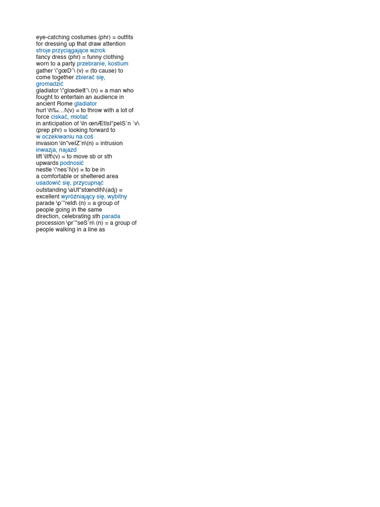 Word List | PDF