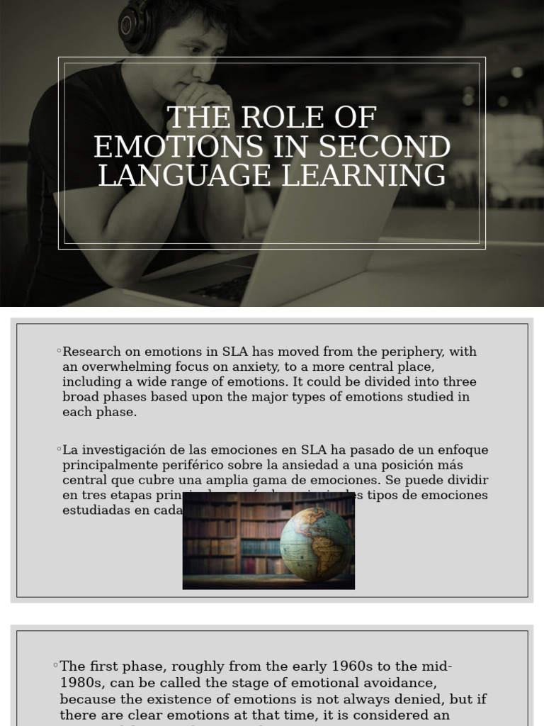 The Role of Emotions in Second Language Learning | PDF | Cerebro | Conceptos psicologicos