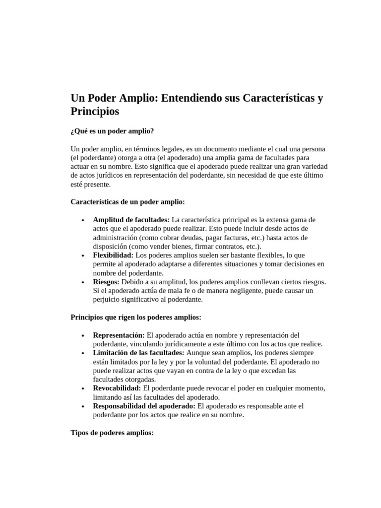 PODER QUE ES | PDF