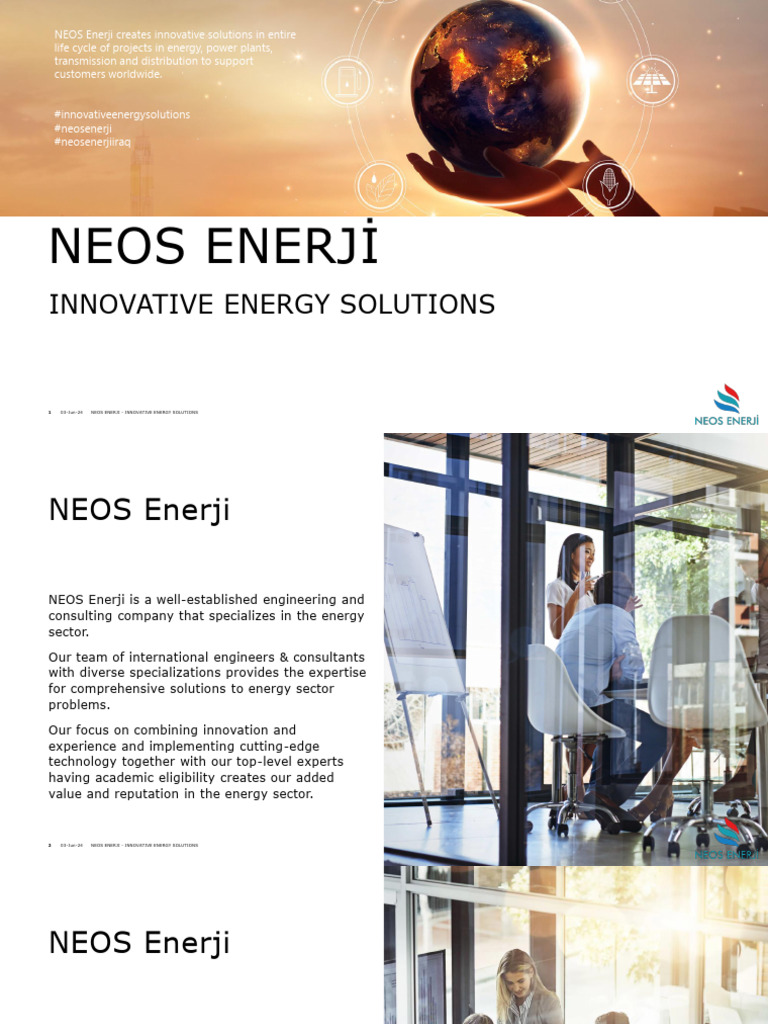 NEOS ENERJI Company Profile | PDF | Electric Power Transmission | Boiler