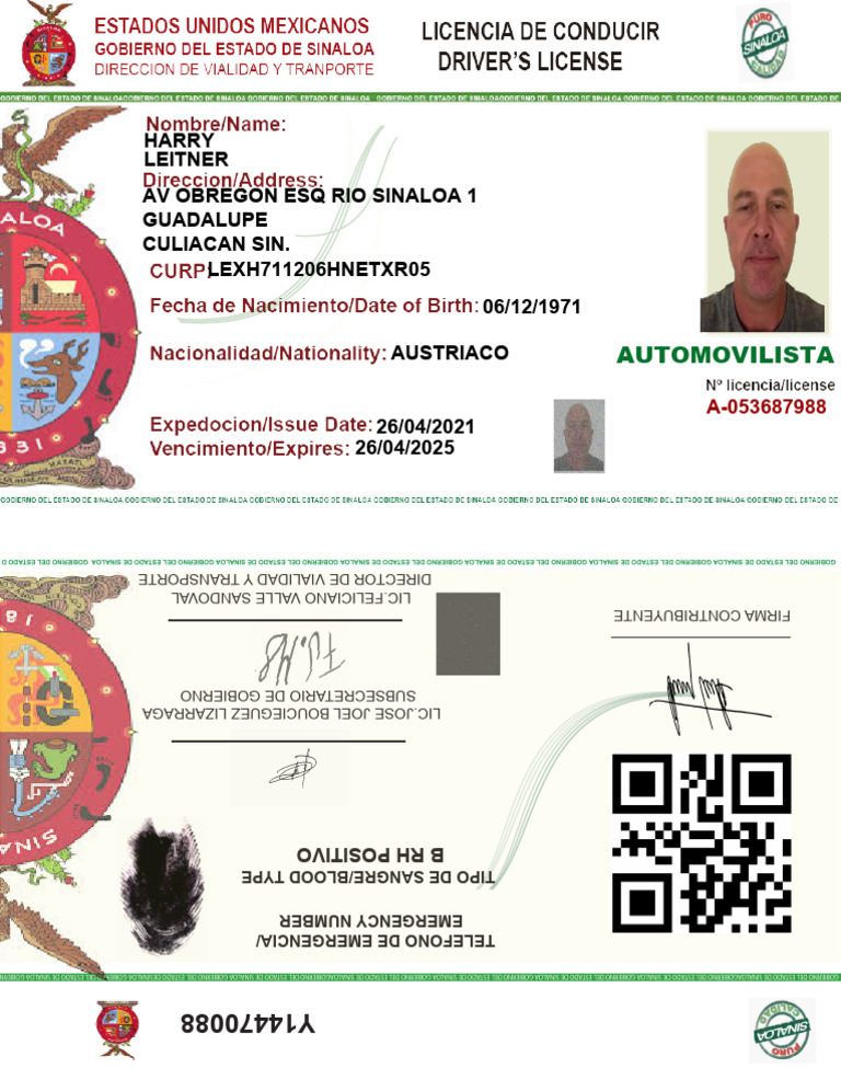 Licencia Sinaloa | PDF