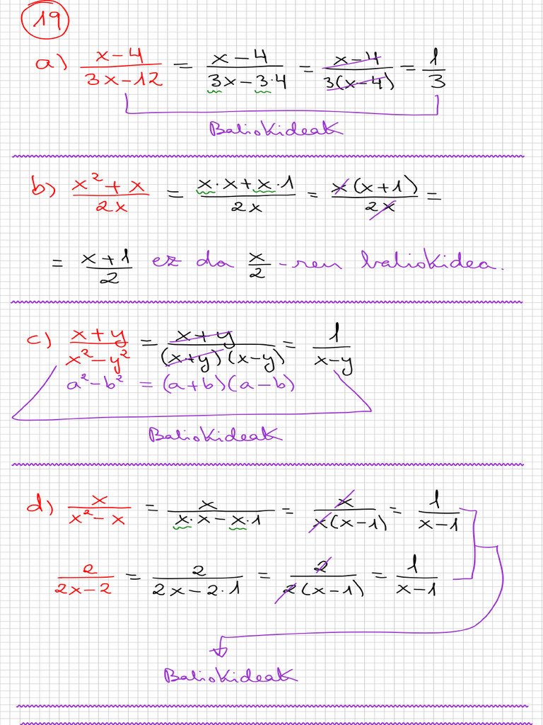 Orriko 19. Ariketa | PDF
