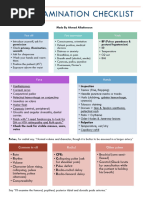 Cardiovascular Examination OSCE Checklist Geeky Medics | PDF ...