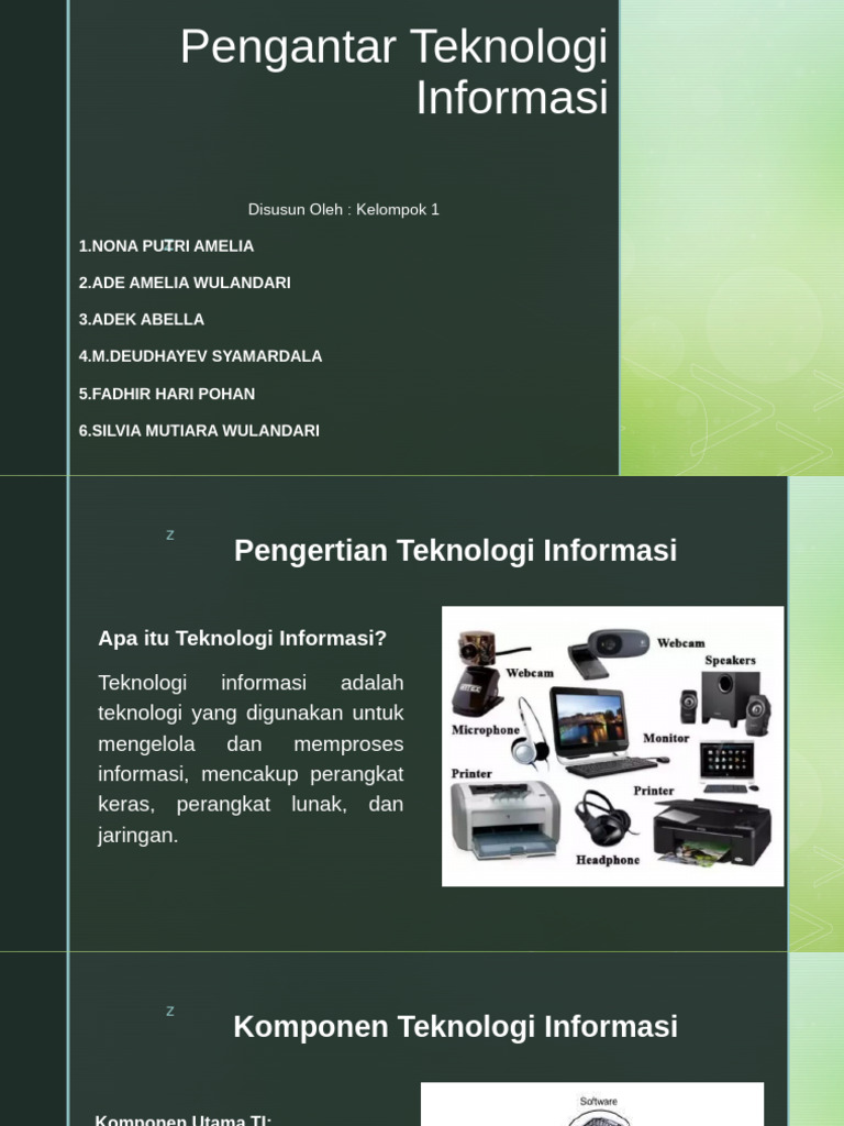 Pengantar Teknologi Informasi | PDF