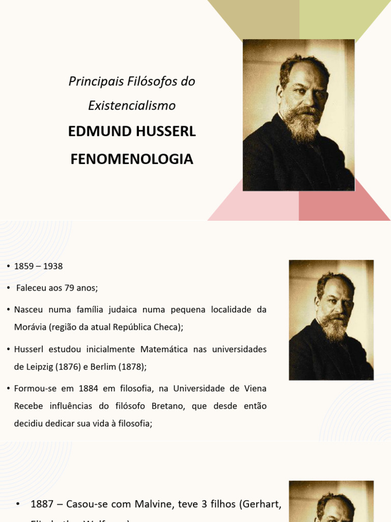 Ética e Fenomenologia em Husserl | PDF | Fenomenologia (Filosofia ...