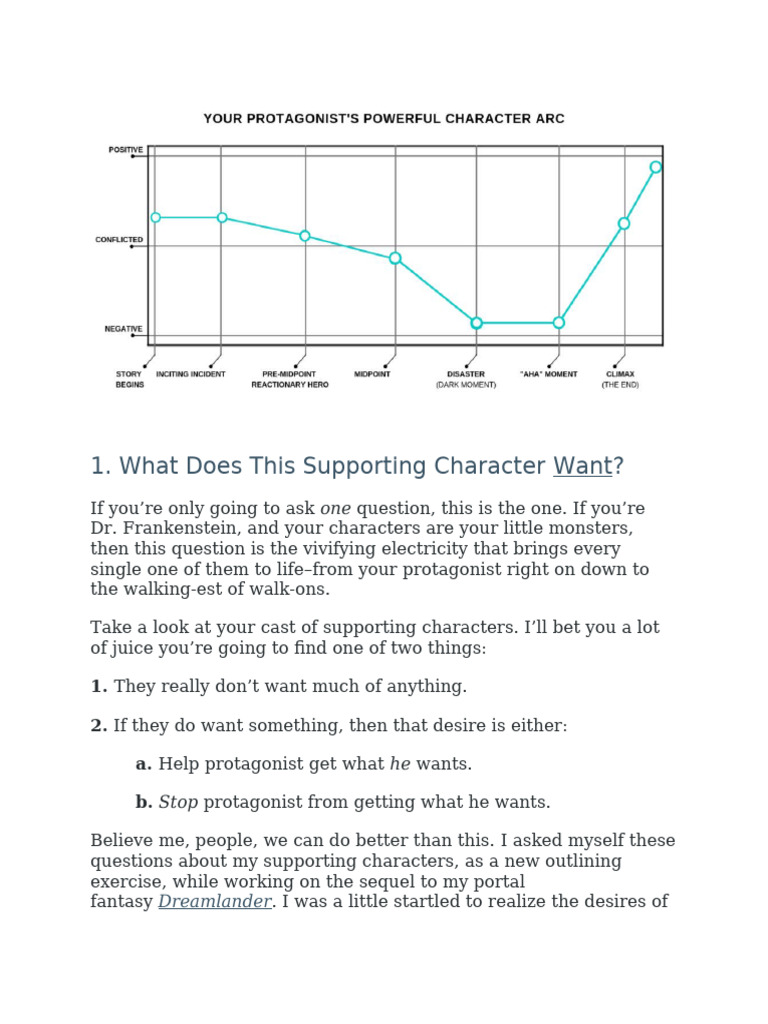 Secondary Character Development | PDF