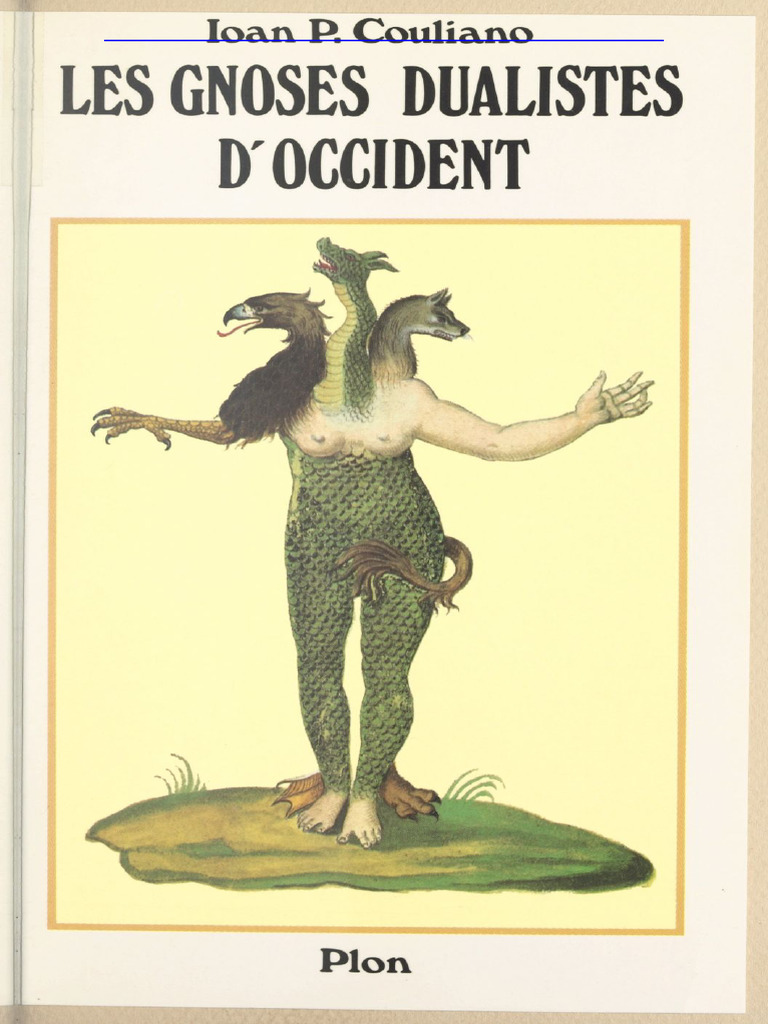 Gnosticisme et dualisme en Occident | PDF | Monisme | Dualisme