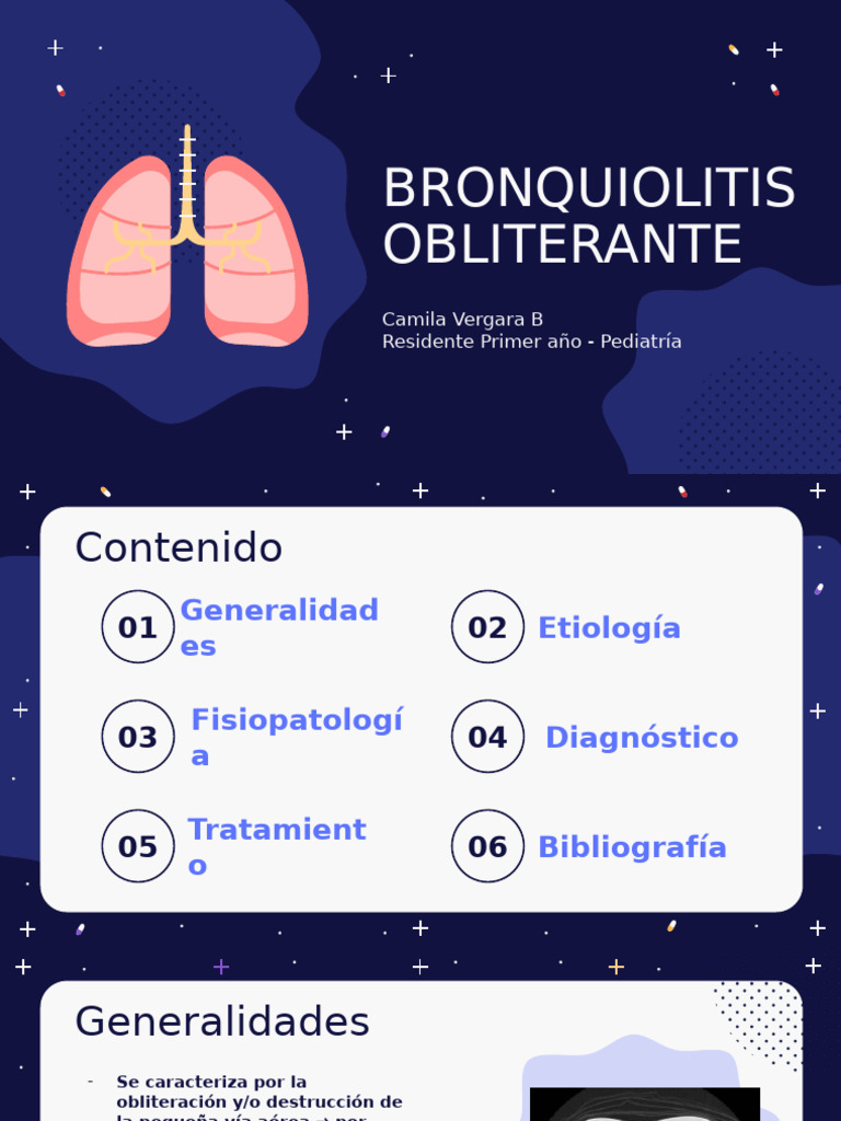 Bronquiolitis Obliterante | PDF | Neumonía | Enfermedades y trastornos