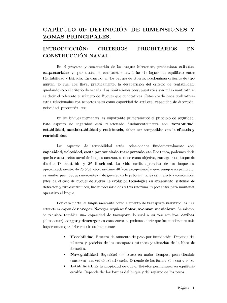 Capítulo 01 Definición de Dimensiones y Zonas Principales | PDF