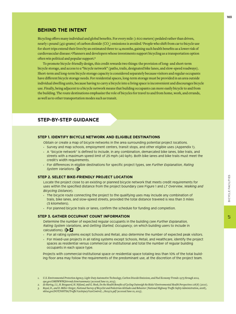 Pages From LEED BD-C V4 Reference Guide-4 p1503 | PDF | Cycling ...