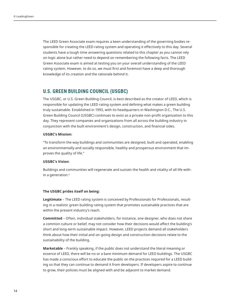 Pages From LEED GREEN ASSOCIATE V4 TEXTBOOK p1 | PDF | Green Building