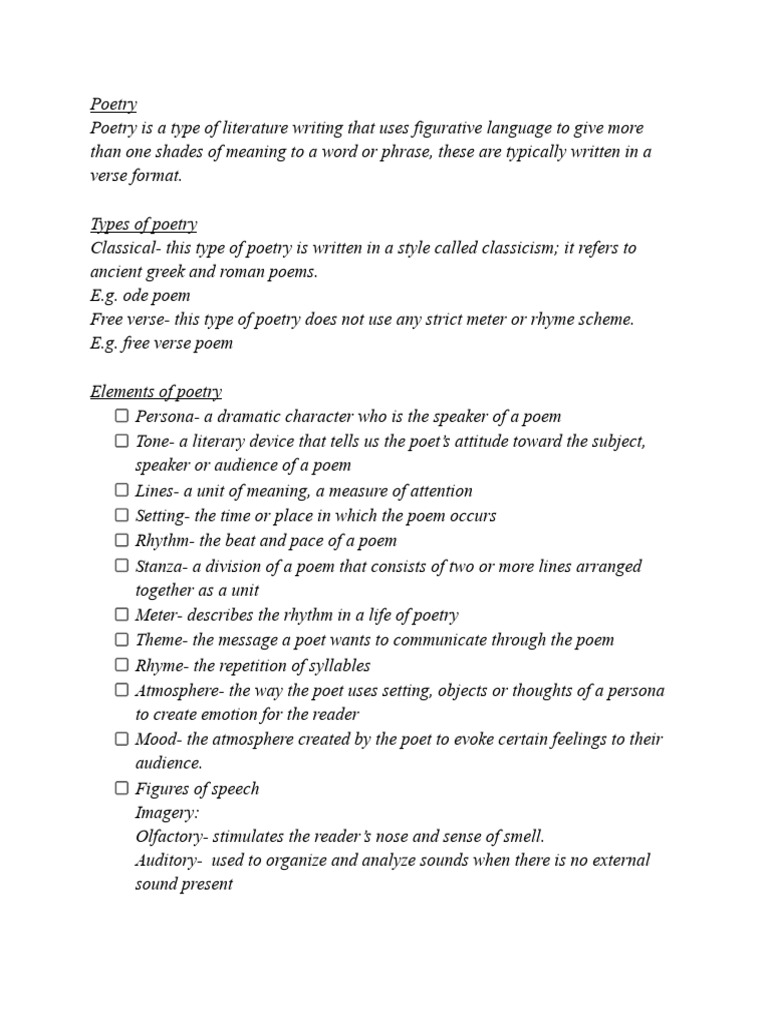 Poetry | PDF