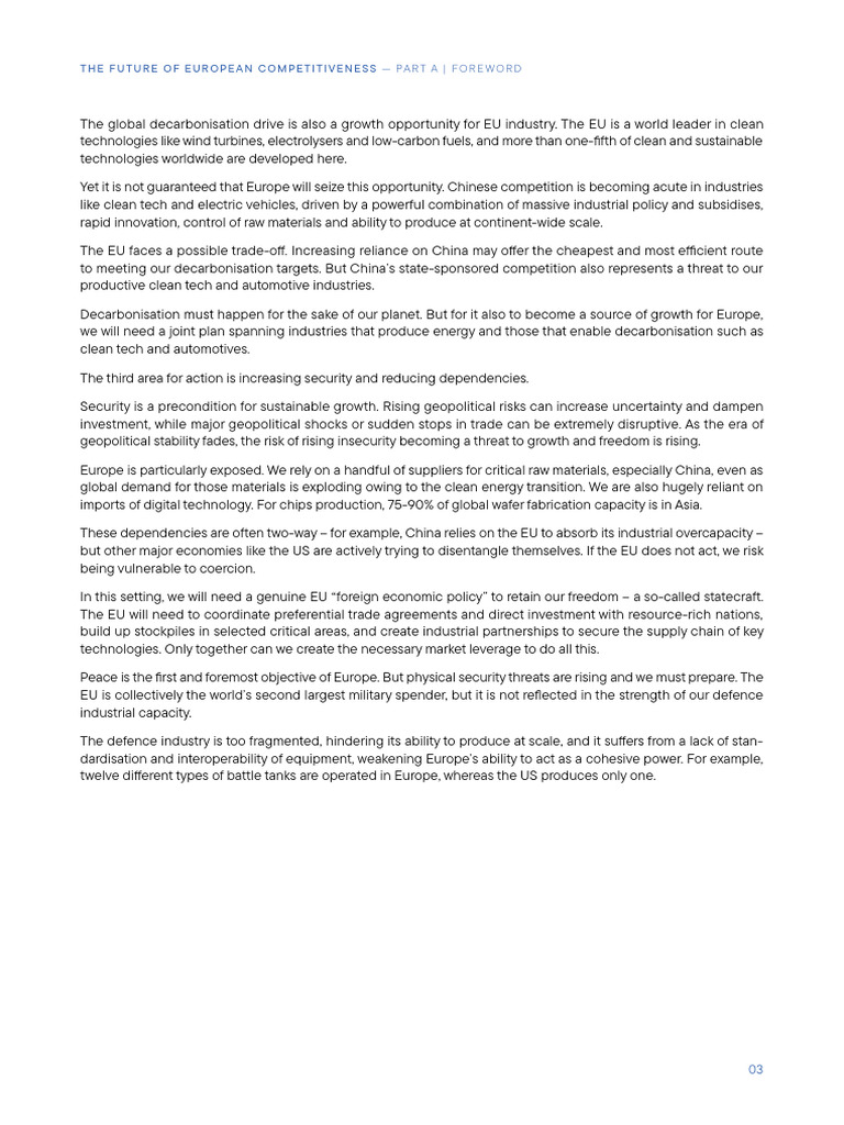 Pages From The Future of European Competitiveness - A Competitiveness ...