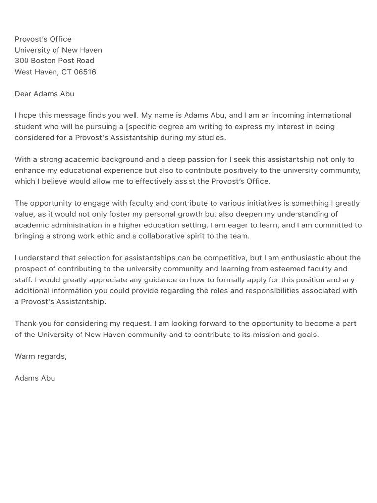 Provost's Office | PDF