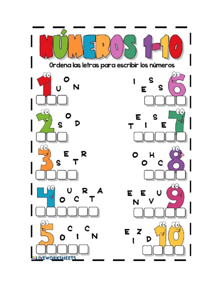 escritura de numero | PDF