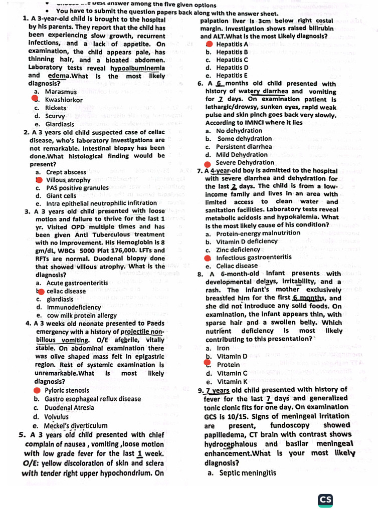KGMC Paper Q Solved-1 | PDF