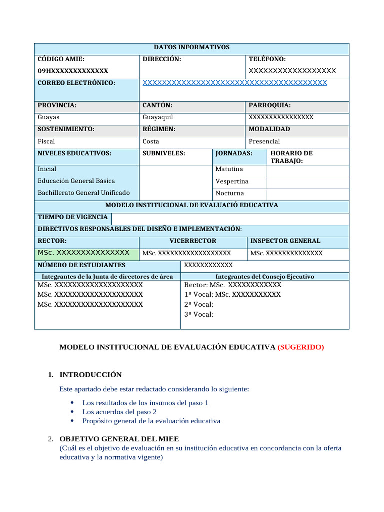 ESTRUCTURA DEL MIEE SUGERIDA _24 SEPT.2024_09D06 | PDF | Evaluación ...