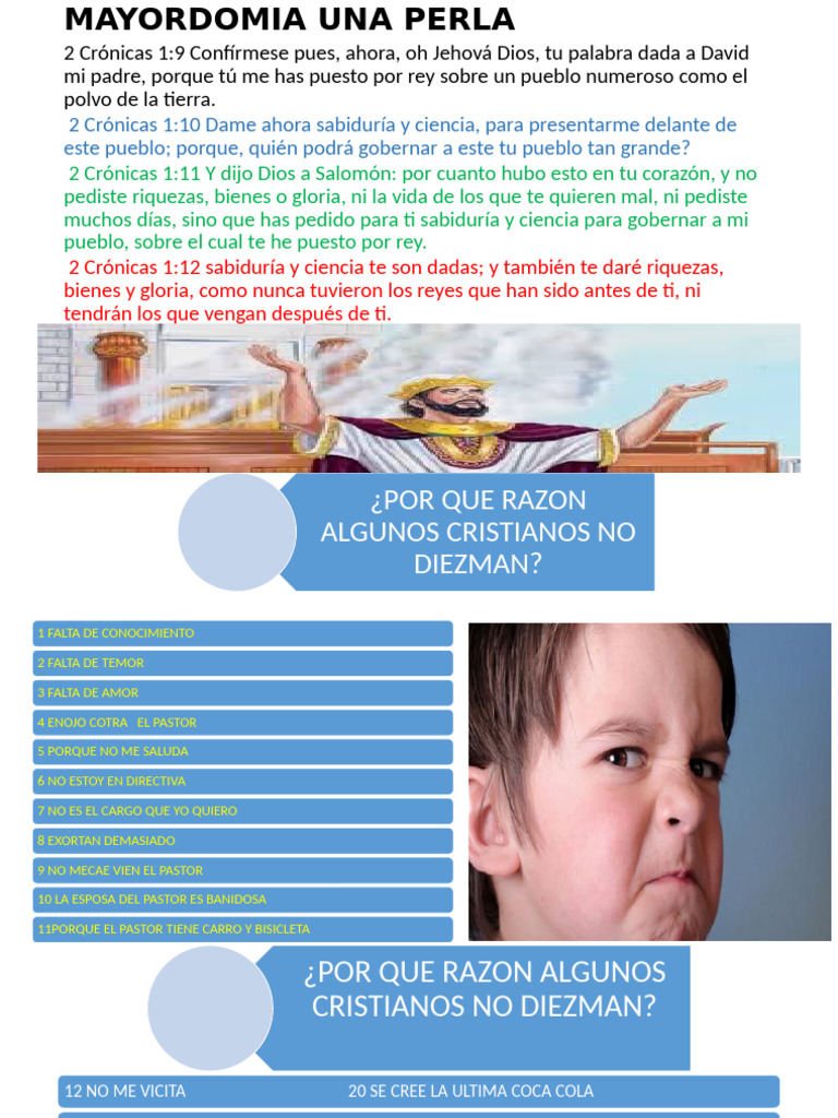 Mayordomia Una Perla Pro | PDF | Solomons | Libro del éxodo