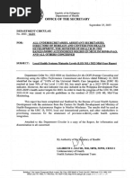 DPWH-DOH Joint Memorandum Circular No. 1, Series of 2024 | PDF | Health Care | Health Facility