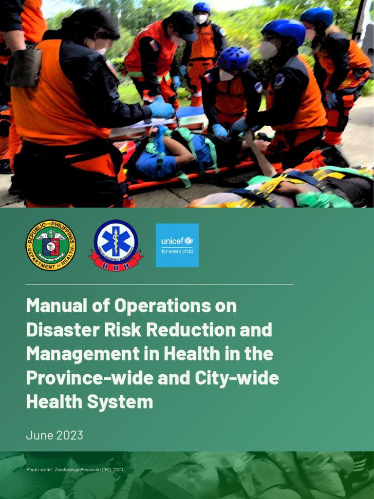 DOH - HEMB Manual of Operations Disaster Risk Reduction and Management ...