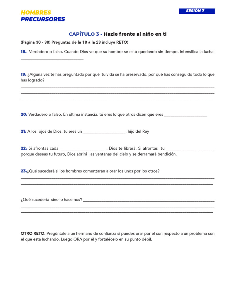 Sesion7 Grupospequeños | PDF