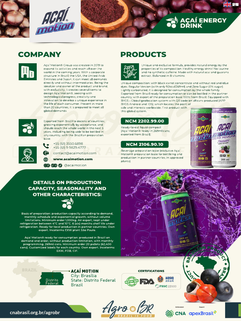 ACAI MOTION CNA APEXBRASIL - EN | PDF