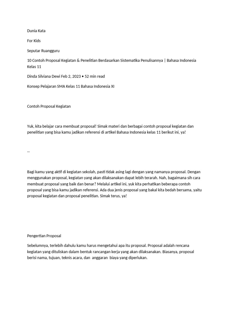 Contoh proposal-WPS Office | PDF