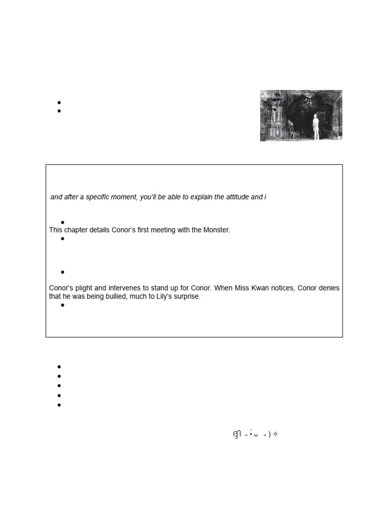 (A Monster Calls) Worksheet 04 - Revision | PDF