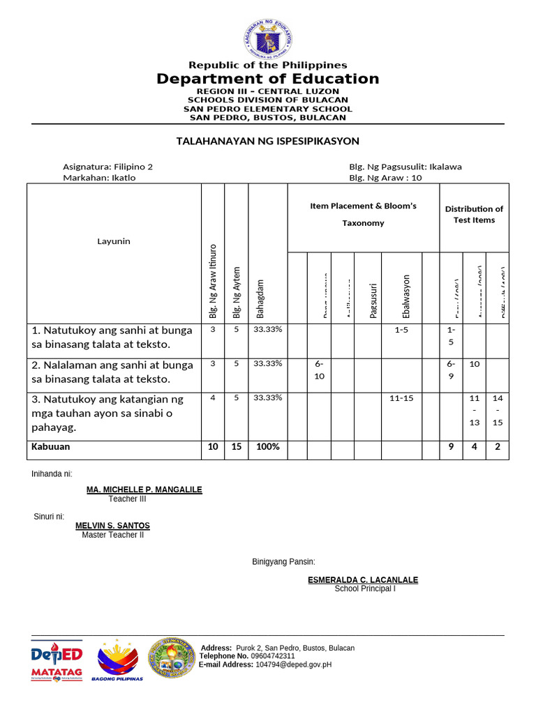 Fil2 ST2 Q3 Final | PDF