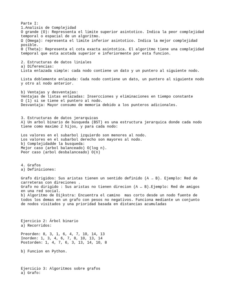 Algoritmo y Estruc. de Datos | PDF