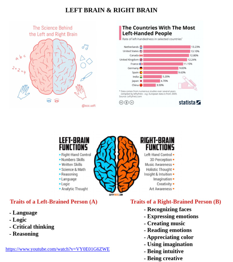 Left Brain & Right Brain | PDF