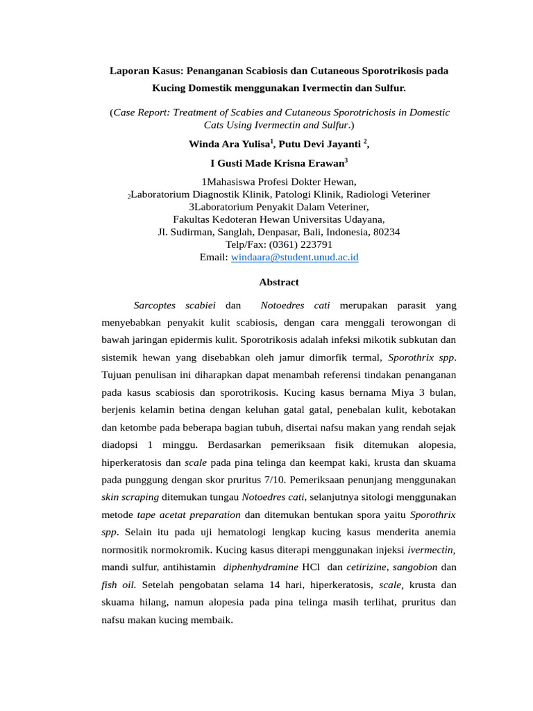 LAPORAN KASUS INTERNA MANDIRI WINDA ARA | PDF