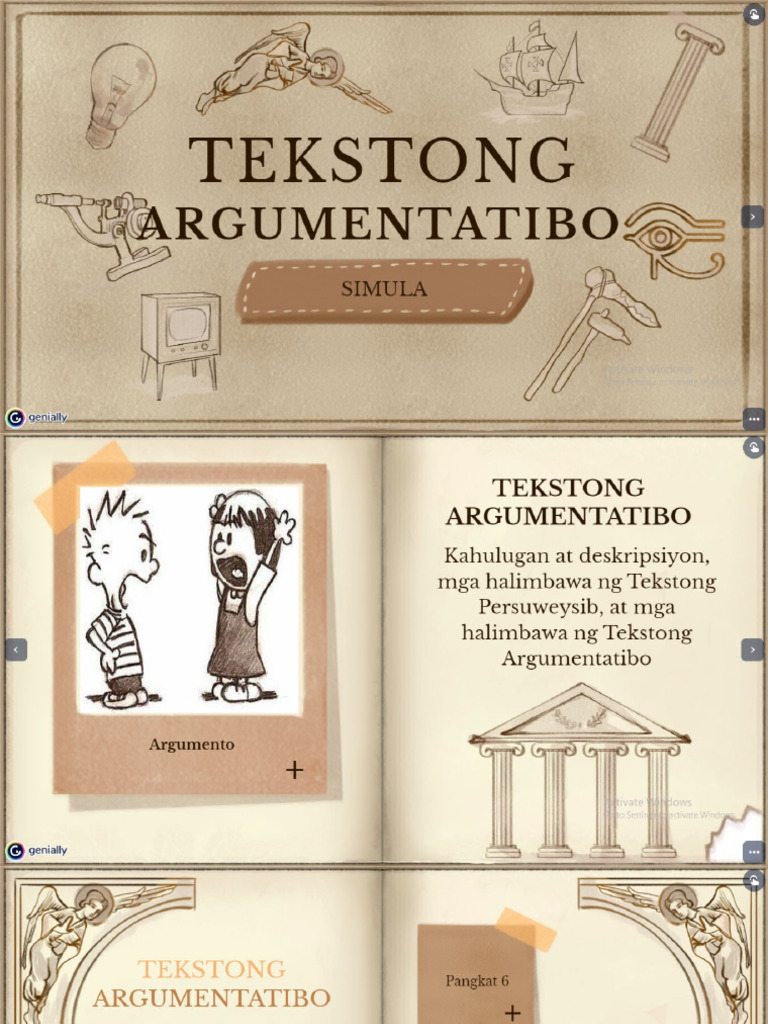 Tekstong Argumentatibo | PDF