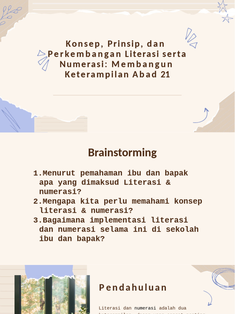 B1. Konsep, Prinsip, Dan Perkembangan Litnum - New | PDF