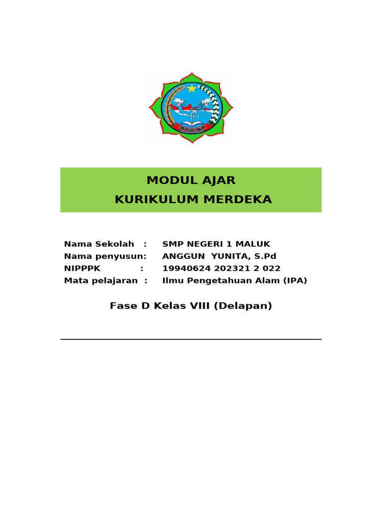 Modul Ajar Getaran Dan Gelombang | PDF