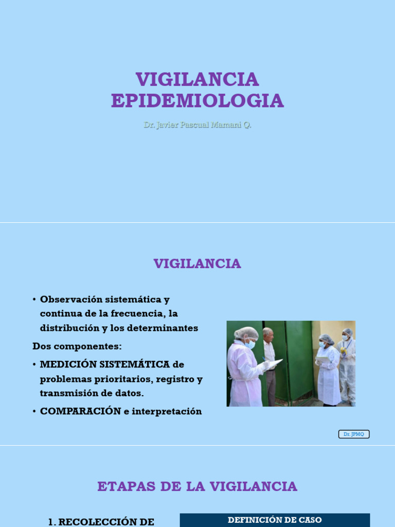 Vigilancia Epidemiológica: Etapas y Tipos | PDF | Infección transmitida ...