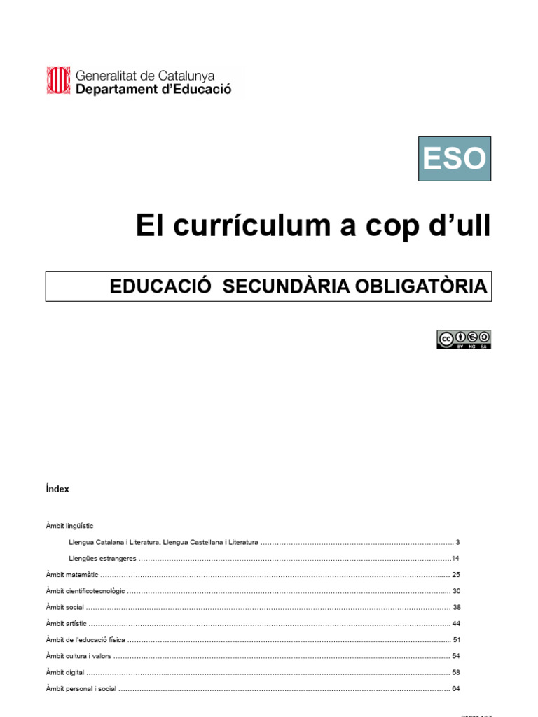 El currículum a cop d’ull | PDF