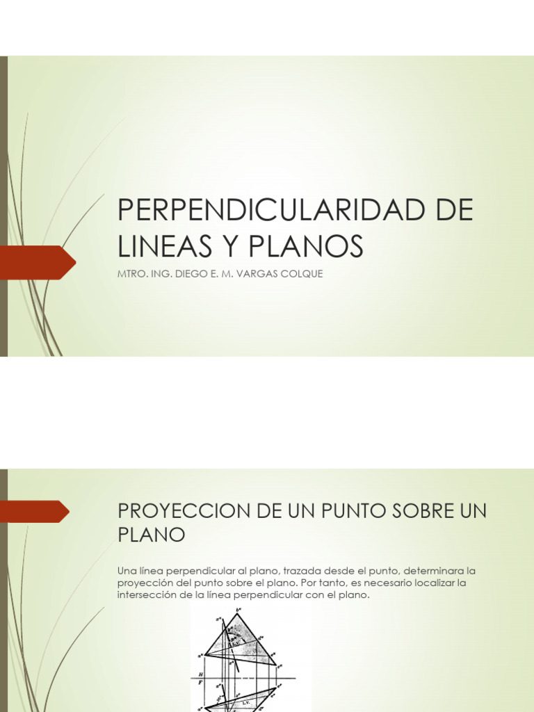 PERPENDICULARIDAD | PDF | Perpendicular | Longitud