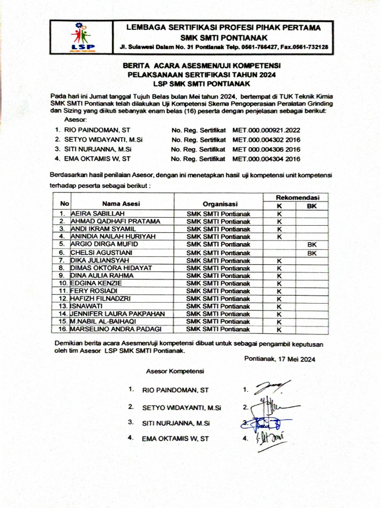 BA Grinding Sizing | PDF