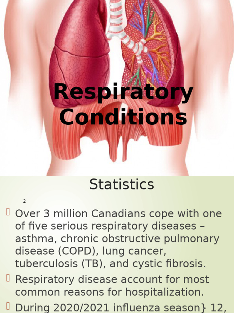 Respiratory Conditions: Key Statistics & Care | PDF | Chronic ...