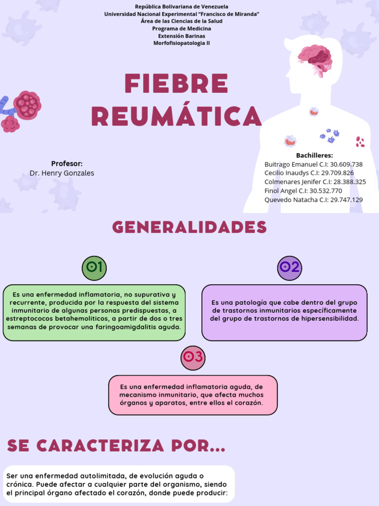 Fiebre Reumatica | PDF | Especialidades Medicas | Corazón