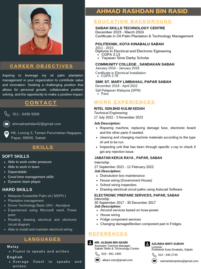 Ahmad Rashdan Bin Rasid | PDF