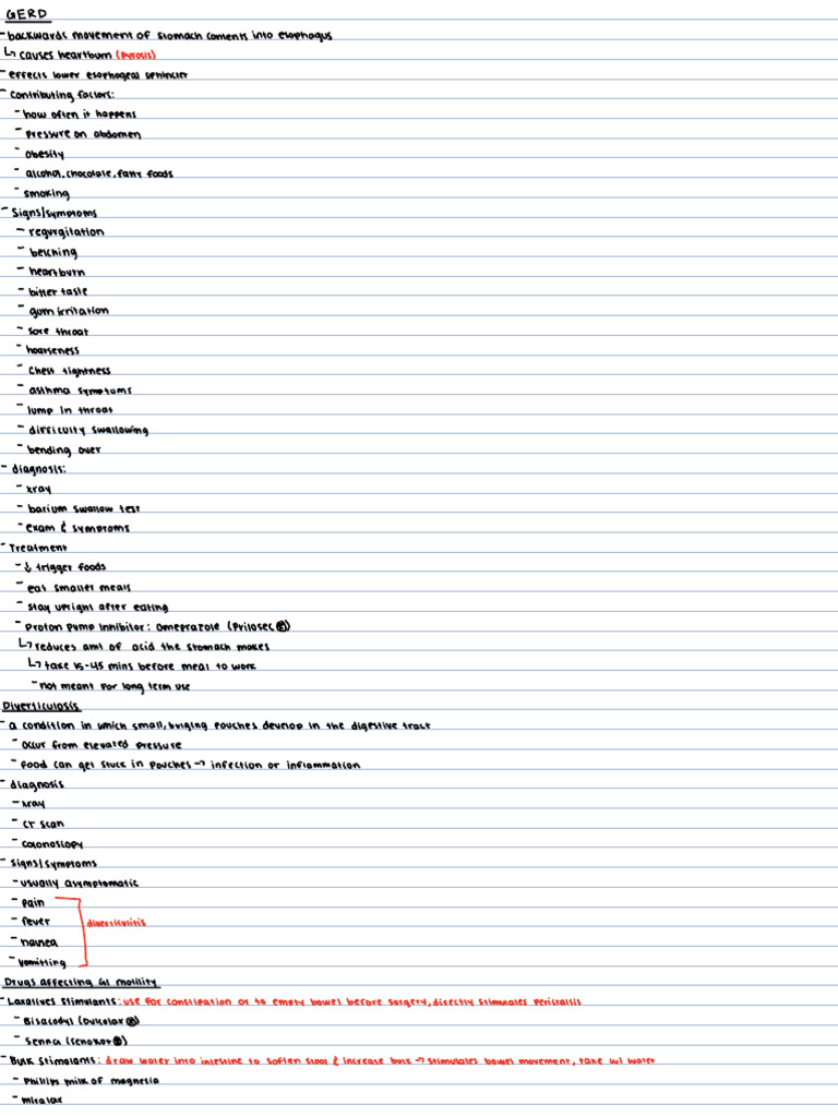 Causes and Symptoms of Heartburn | PDF