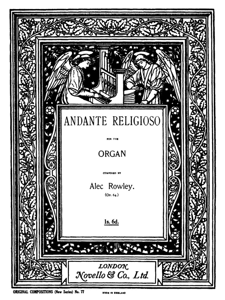Alec Rowley Andanto Religioso | PDF