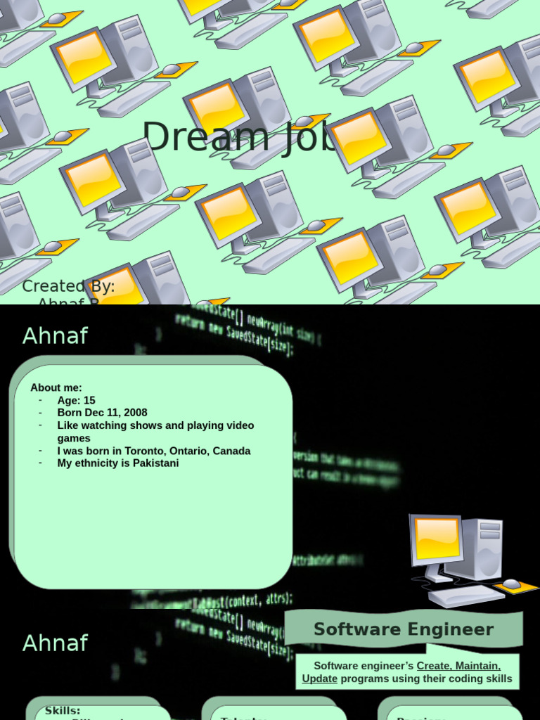 Dream Job | PDF | Computer Science | Software