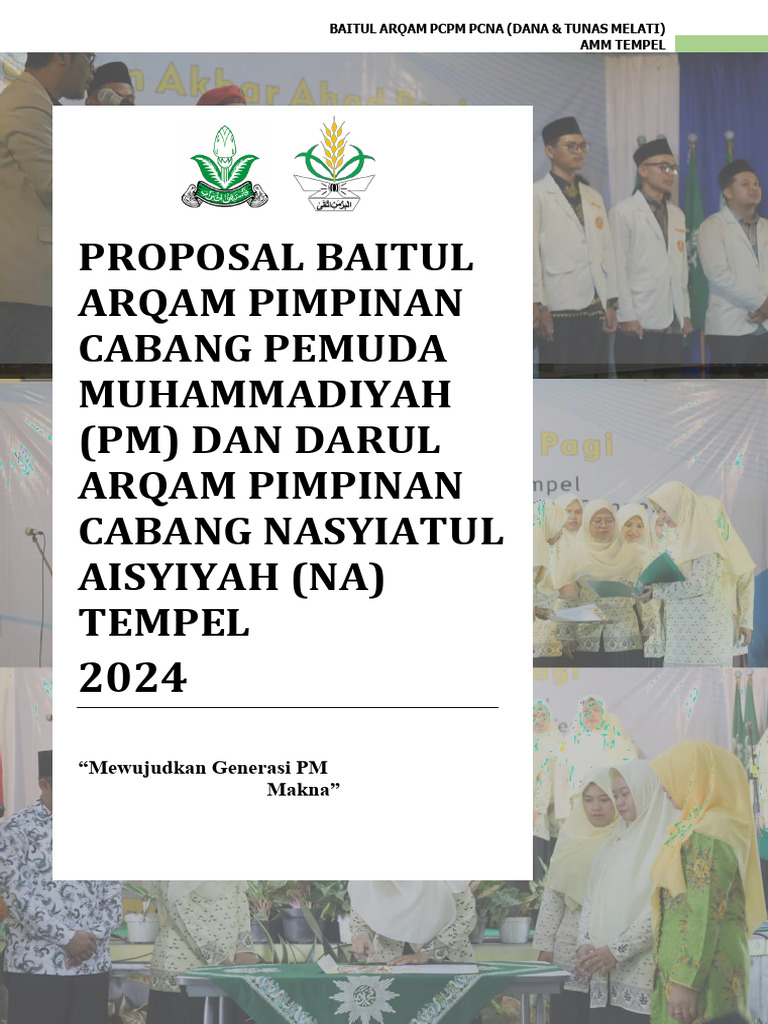Proposal PCPM & Pcna Tempel | PDF