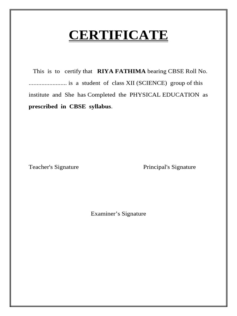 Certificate Monisha | PDF