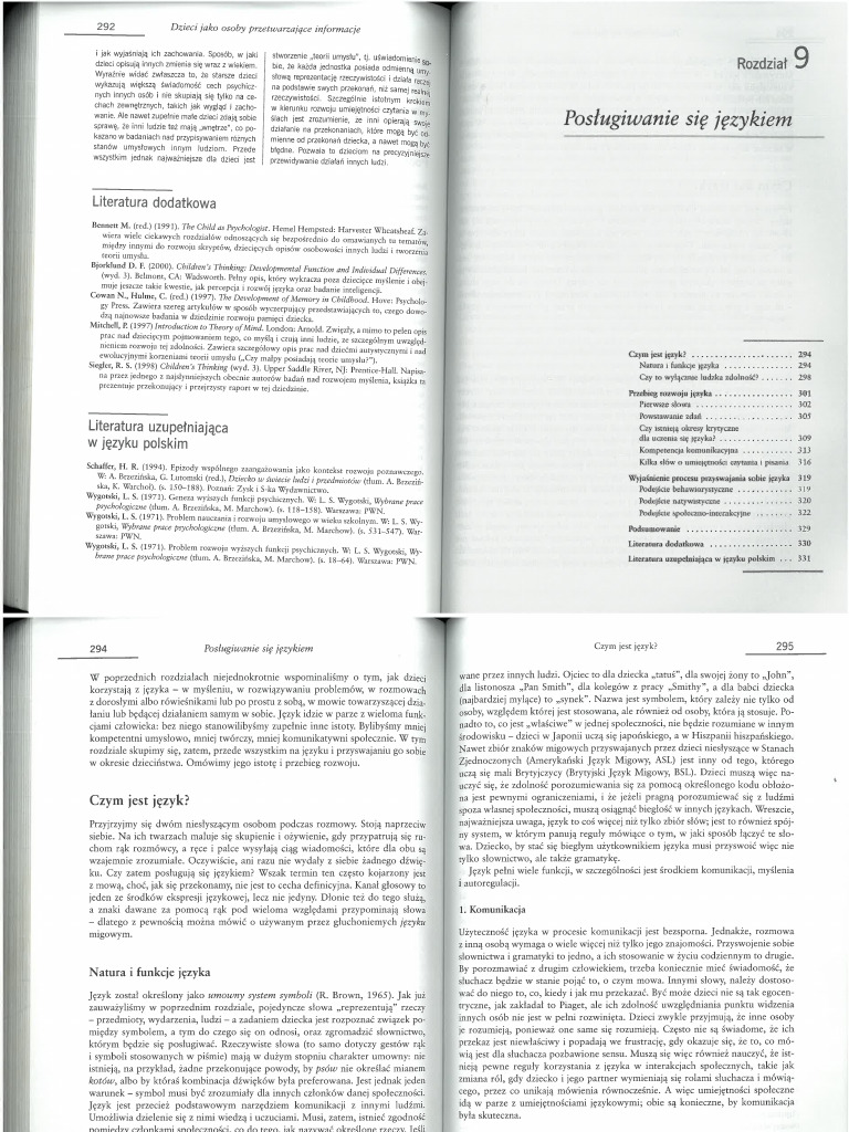 Schaffer, R.H. - Psychologia Dziecka - Roz.9 | PDF