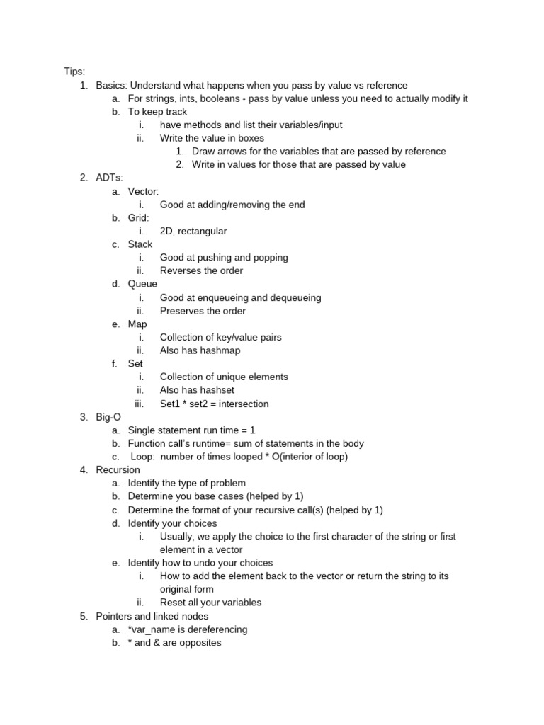 Cs 106b Midterm Pdf Pointer Computer Programming Boolean Data Type 6908